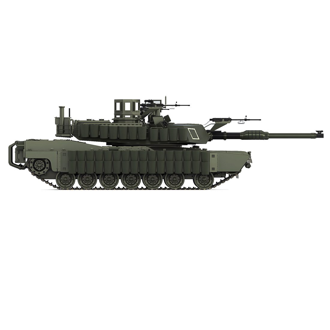 Tank Abrams M1a2 Sep Tusk Ii 2020 - 3D Model for VRay