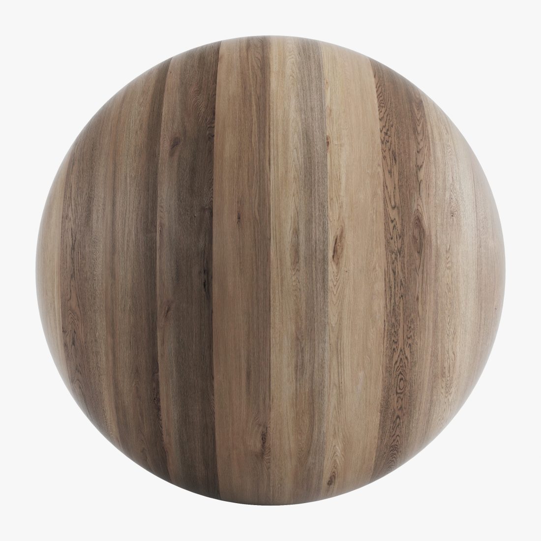 Oak Cacao - Waxed Wood - 3D Model for VRay