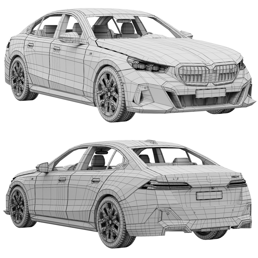 BMW I5 G60 2024 - 3D Model for VRay
