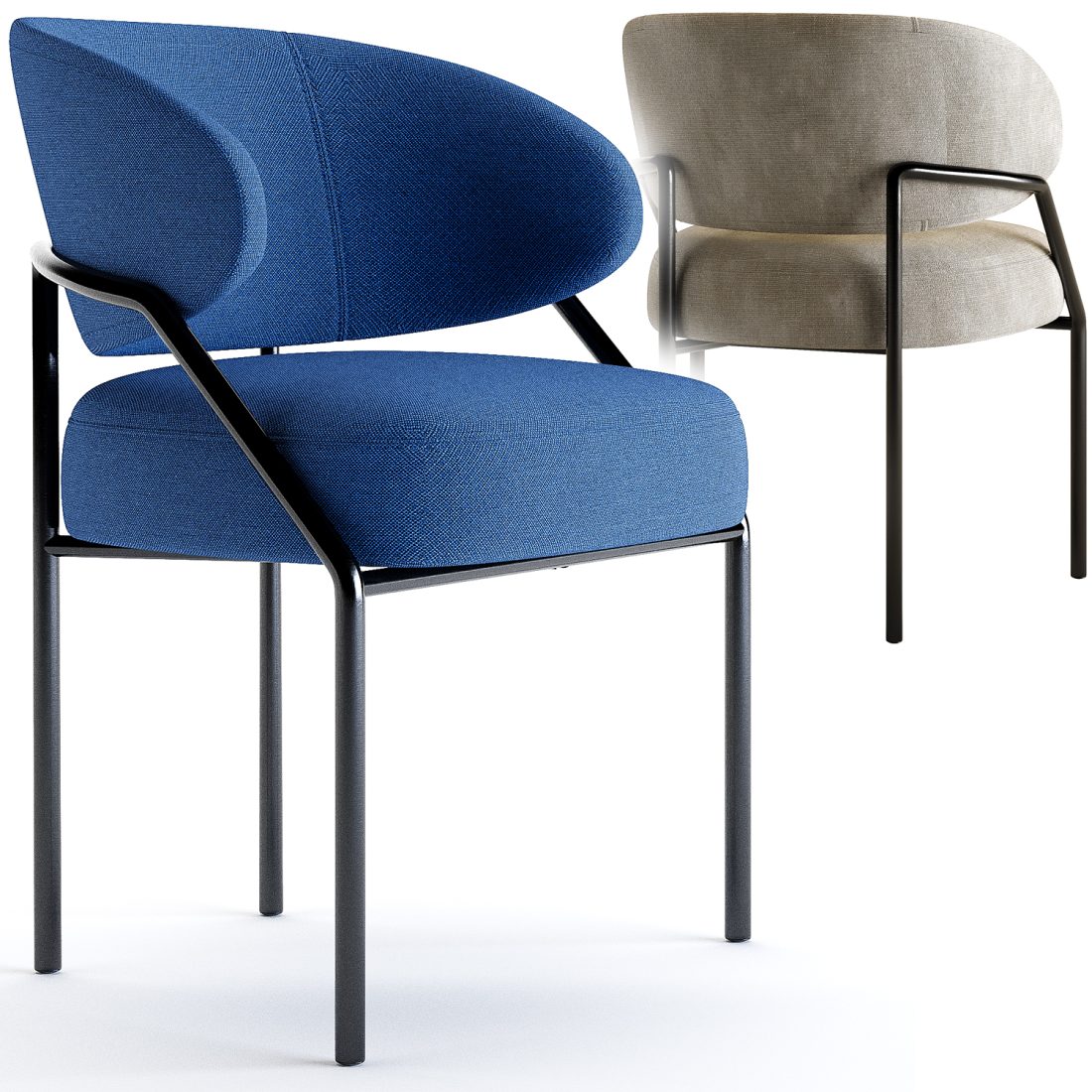 Meridiani Isetta Armchair 3D Model for Corona | CGMood