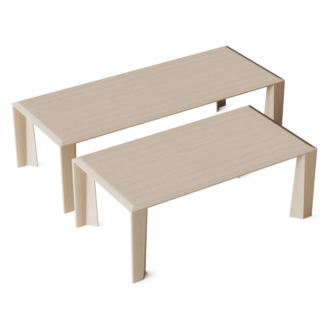 Pianca Enea Dining Table - 3D Model for VRay, Corona