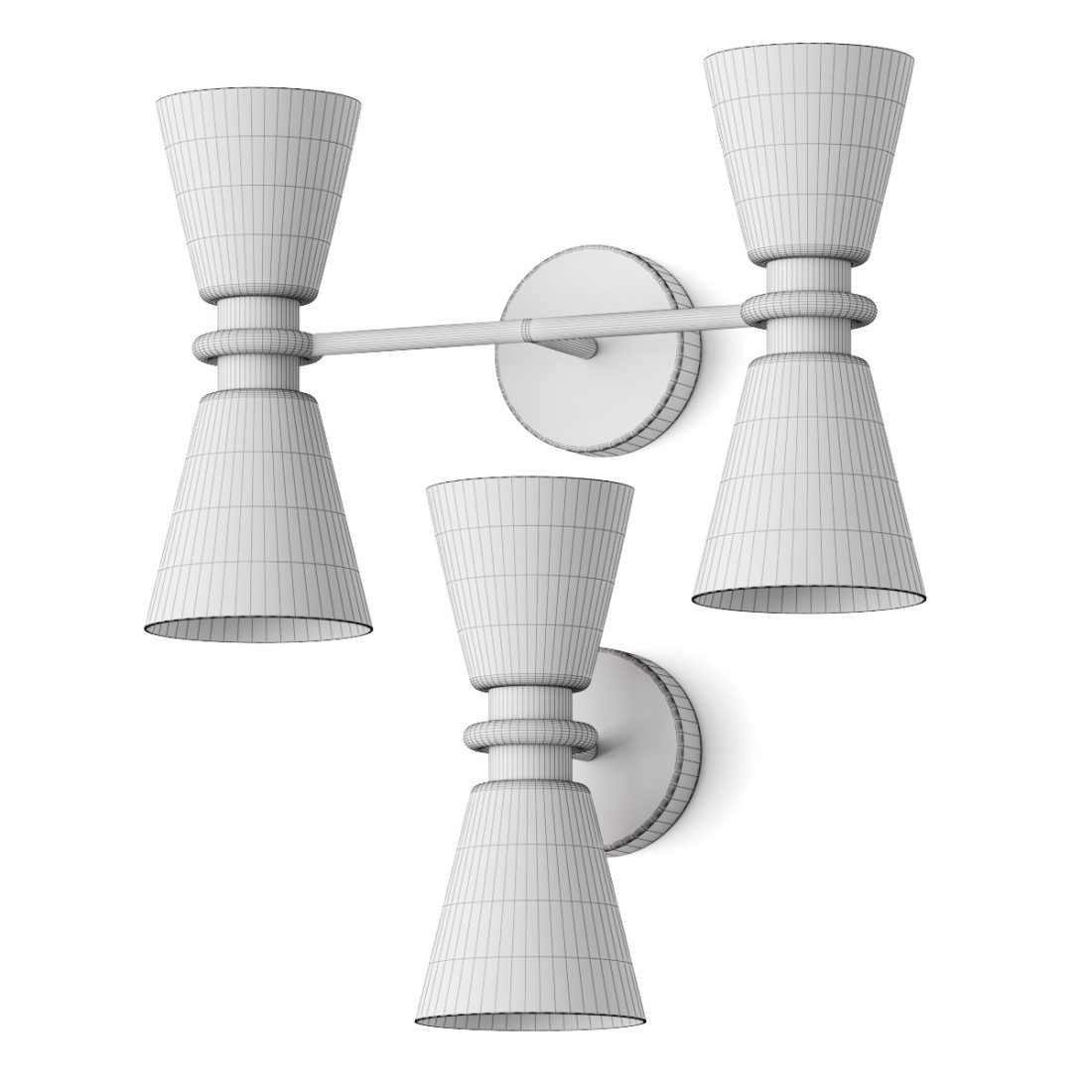 Miloox Graal Wall Lamp - 3D Model for VRay, Corona