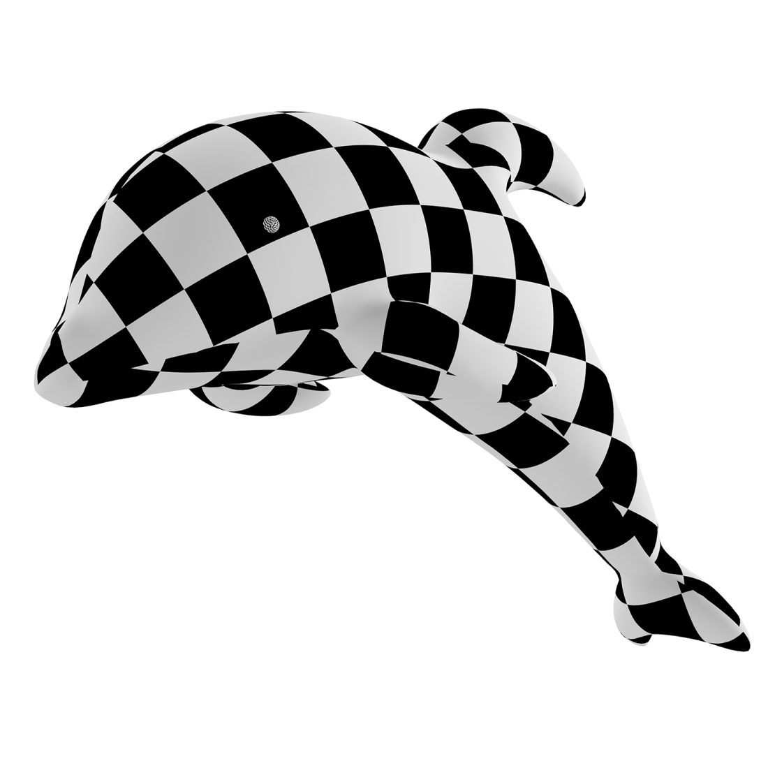Toy Dolphin Flipper - 3D Model for VRay, Corona