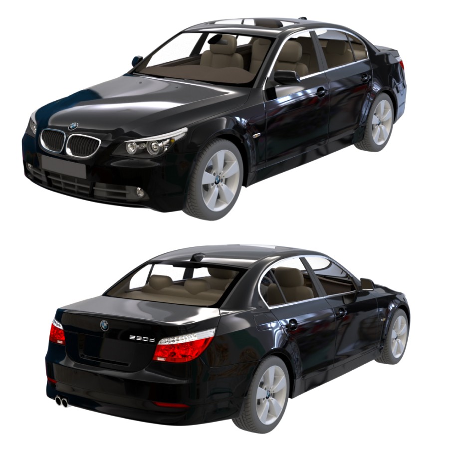 Bmw 5 E60 Sedan 3D Model for VRay | CGMood