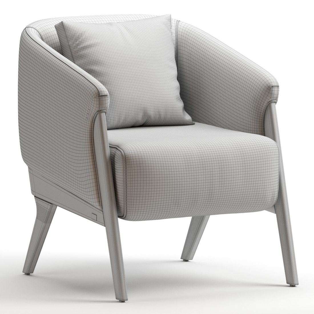 Abra Armchair - 3D Model for Corona