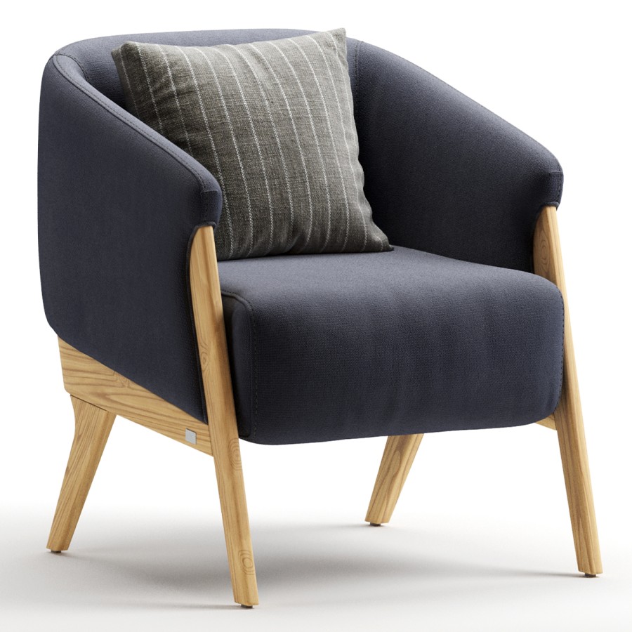 Abra Armchair - 3D Model for Corona