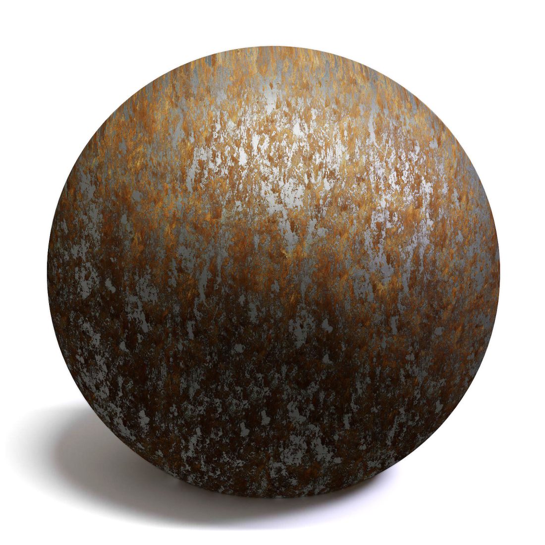 Metal Corroded 31 8k Seamless Pbr Material - 3D Model for VRay
