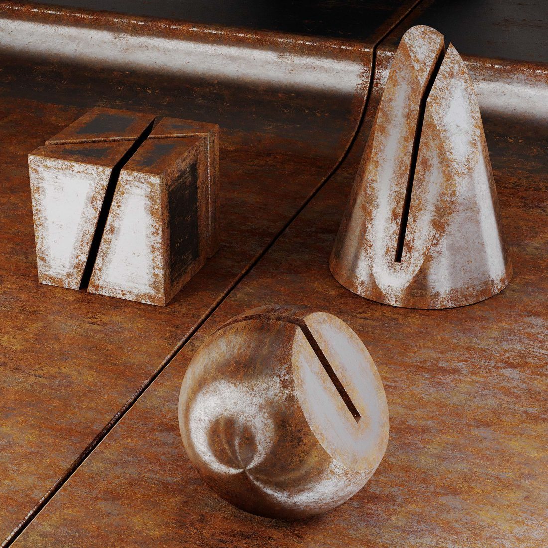 Metal Corroded 46 8k Seamless Pbr Material - 3D Model for VRay