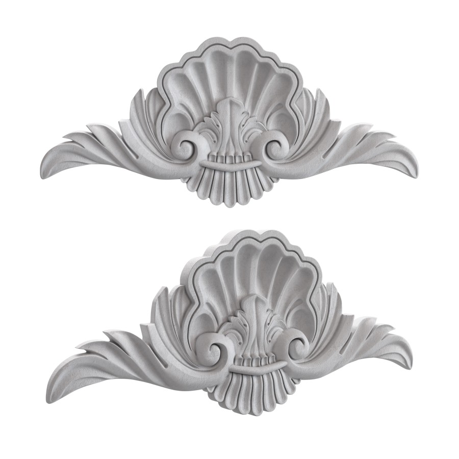 Carved Plaster Molding Decoration - 3D Model for VRay, Corona