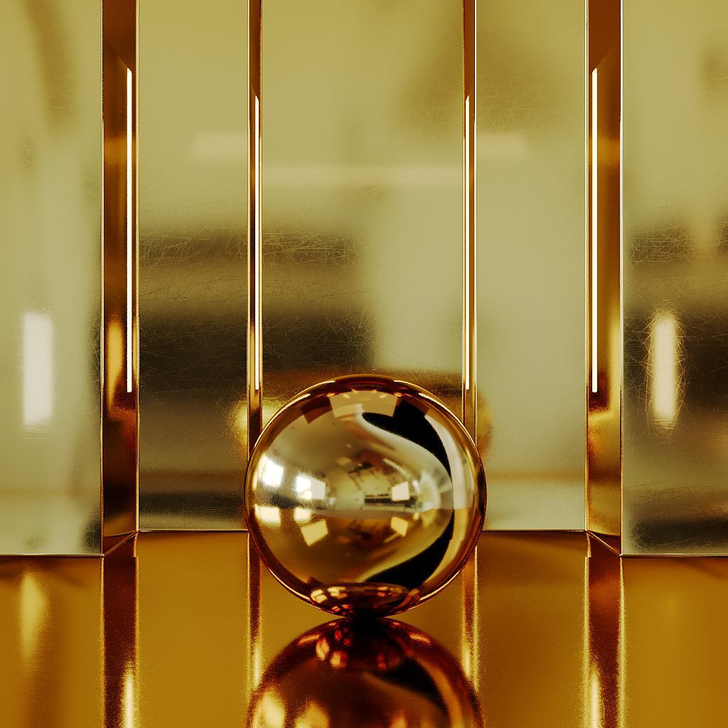 Metal Brass Set 01 4k Seamless Pbr Material - 3D Model for VRay, Corona ...