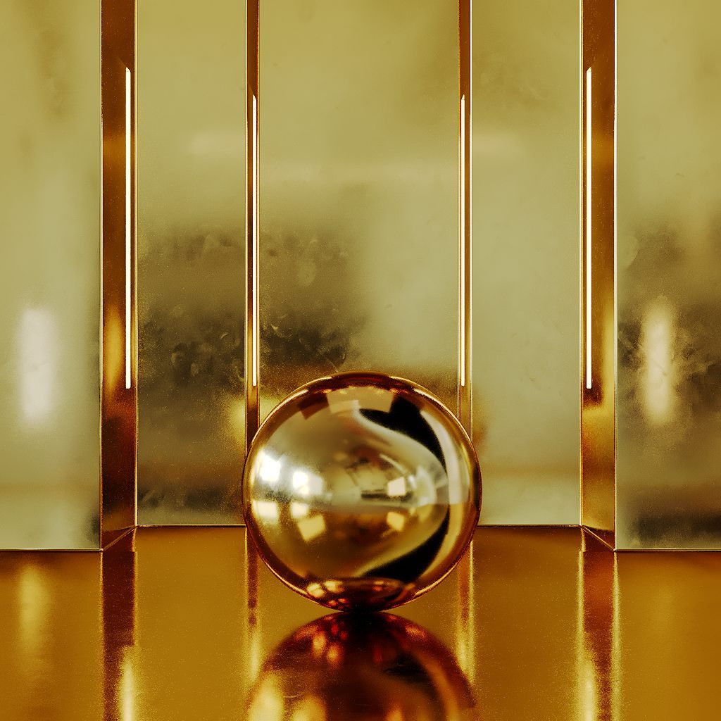 Metal Brass Set 01 4k Seamless Pbr Material - 3D Model for VRay, Corona ...