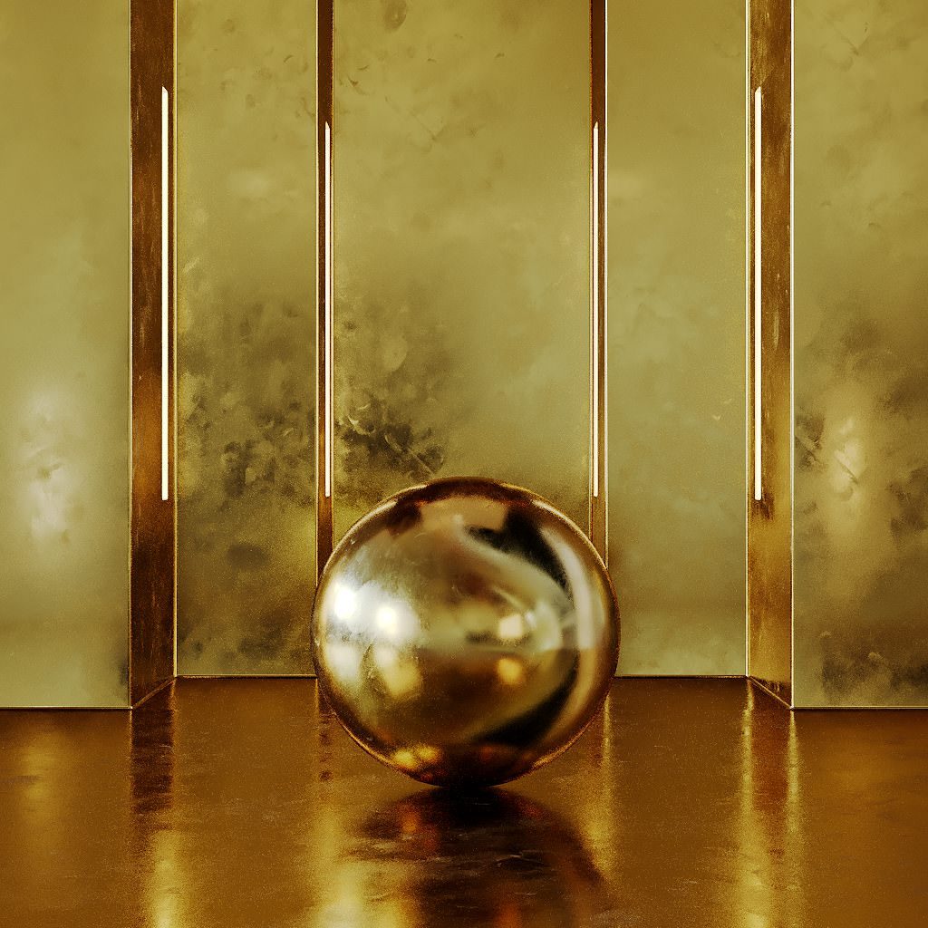 Metal Brass Set 02 4k Seamless Pbr Material - 3D Model for VRay, Corona ...