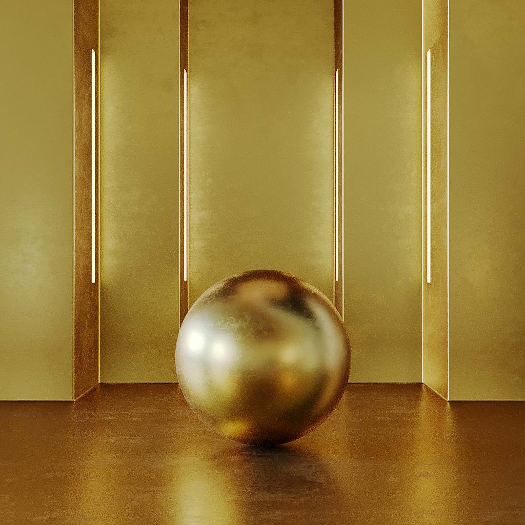 Metal Brass Set 02 4k Seamless Pbr Material - 3D Model for VRay, Corona ...