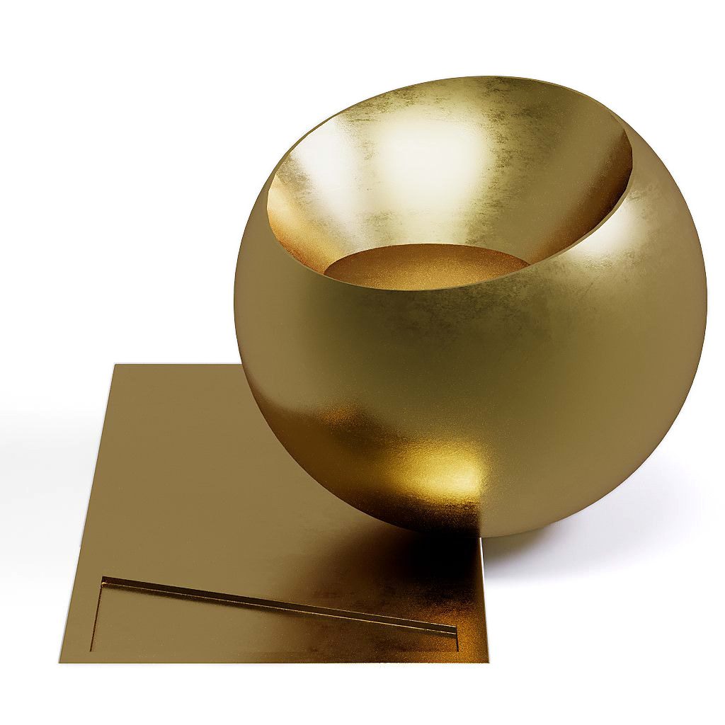 Metal Brass Set 02 4k Seamless Pbr Material - 3D Model for VRay, Corona ...