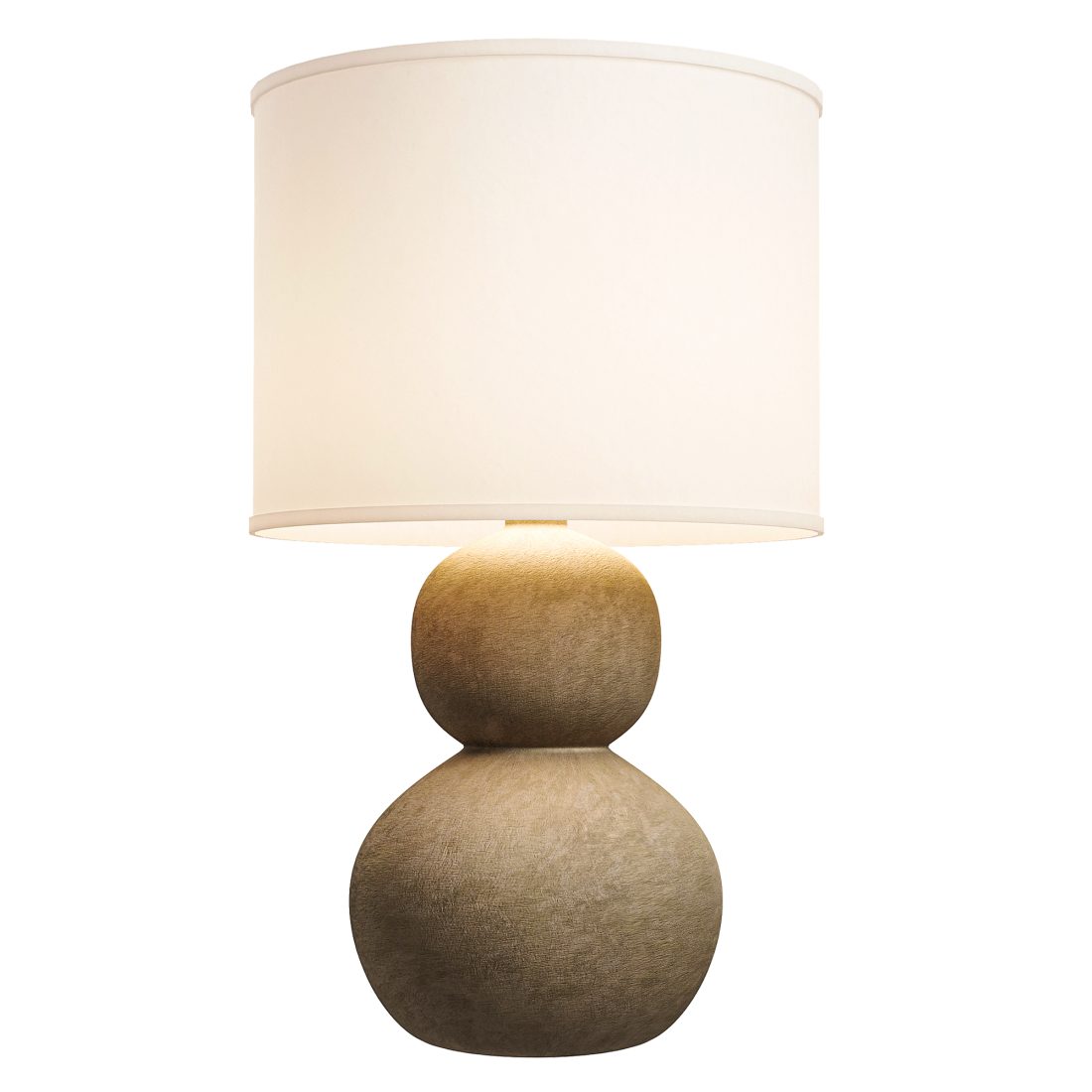 Stone Age Table Lamp Taupe - Simple Designs - 3D Model for Corona