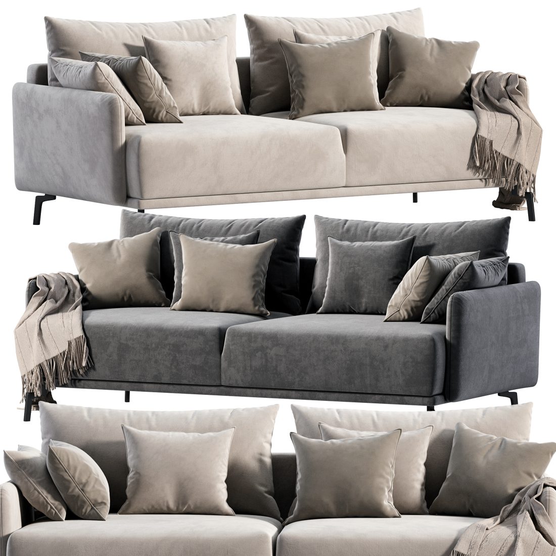 Archi Sofa - 3D Model for Corona