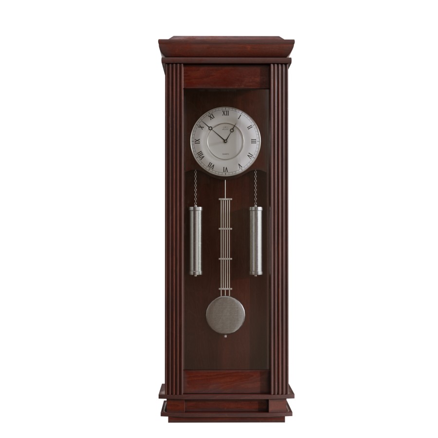 Classic Wooden Wall Clock - 3D Model for