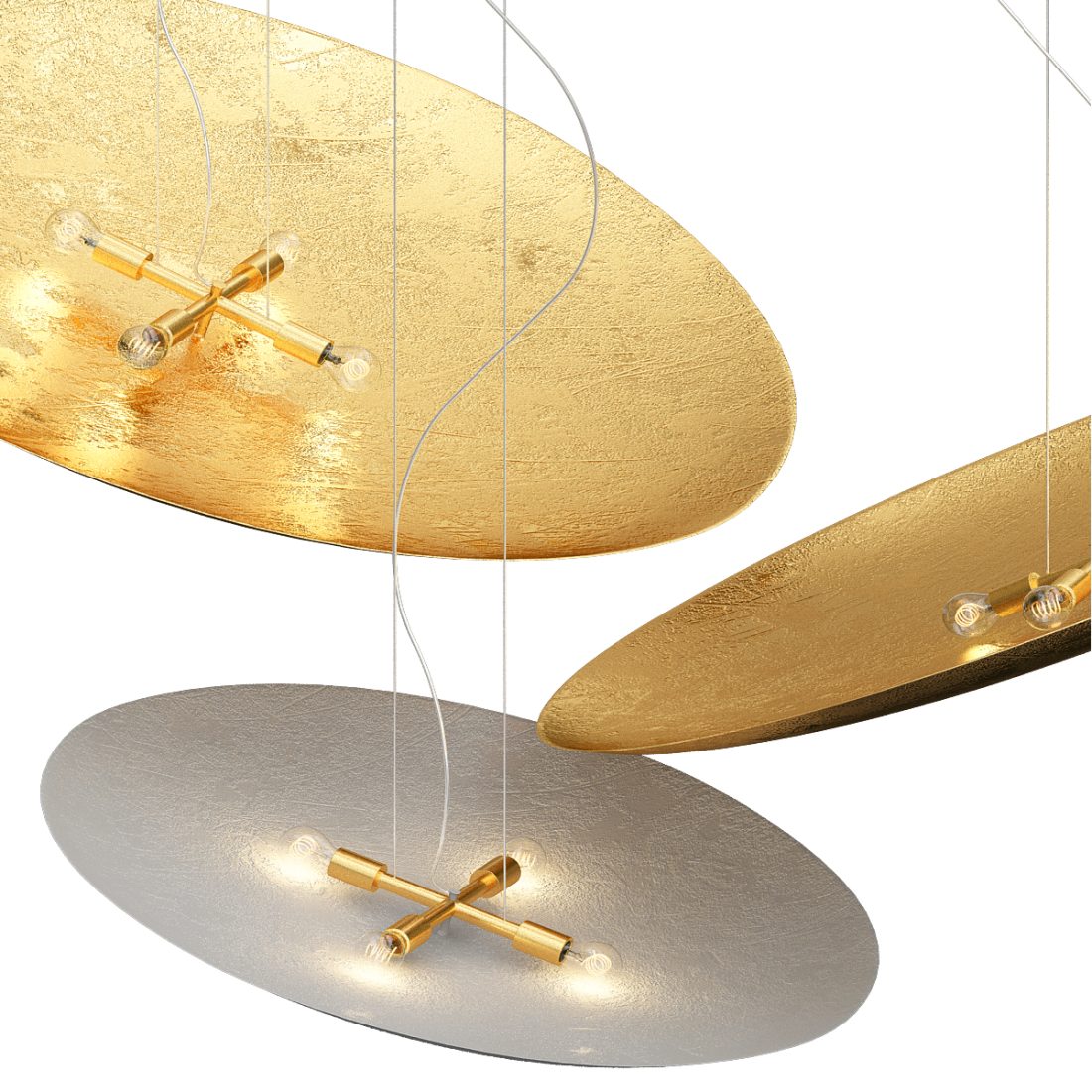 Gong Pendant By Panzeri - 3D Model for VRay