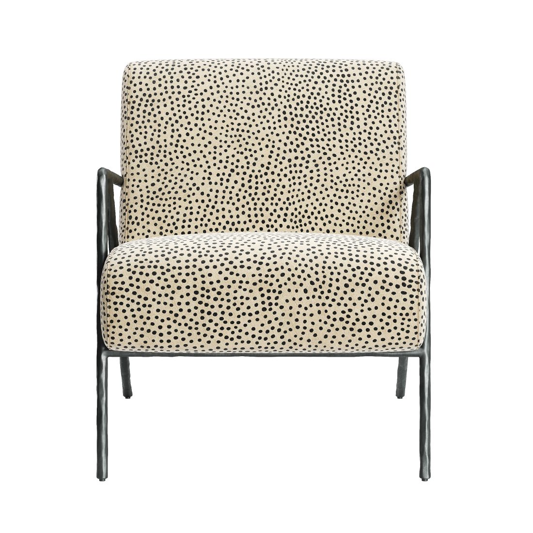 Cb2 Imogene Dot Hair On Hide Lounge Chair - 3D Model for Corona