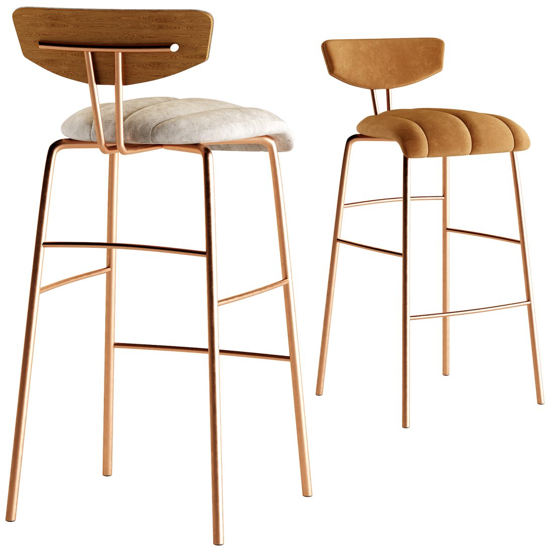 Amy Bar Stool 3D Model for Corona | CGMood