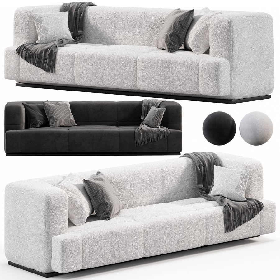 Quilton Combination Modular Seater Sofa 3D Model for Corona | CGMood