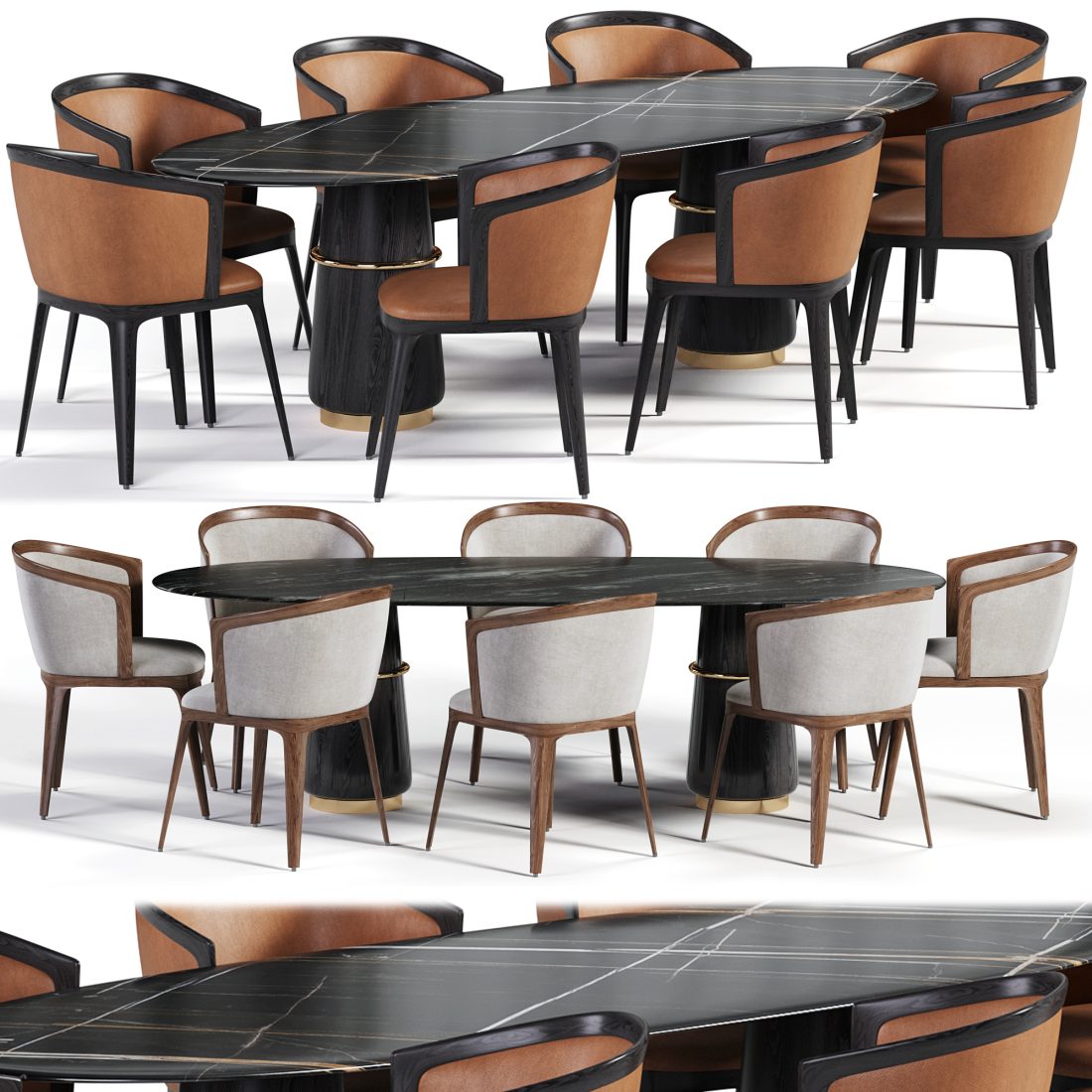 Adria Chair And Agra Table 3D Model for Corona | CGMood