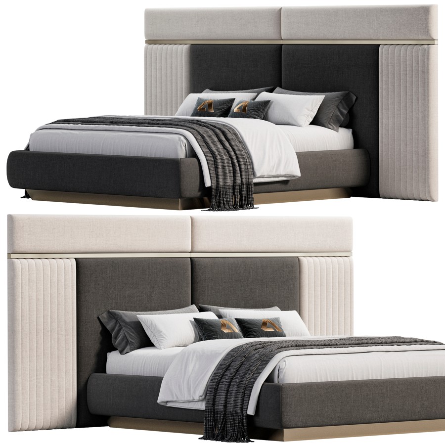Parma Karyola Bed By Area Mobilya - 3D Model for Corona