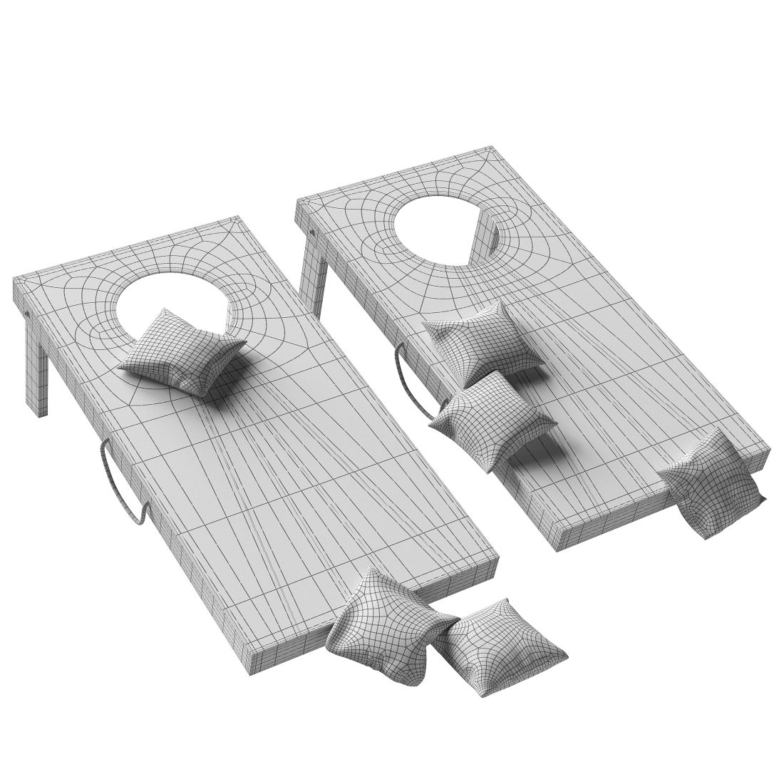 Gosports Portable Size Cornhole Game Set - 3D Model for Corona