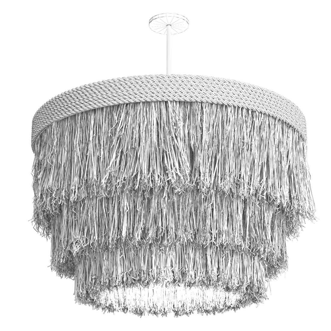 Chandelier Fringe - 3D Model for VRay