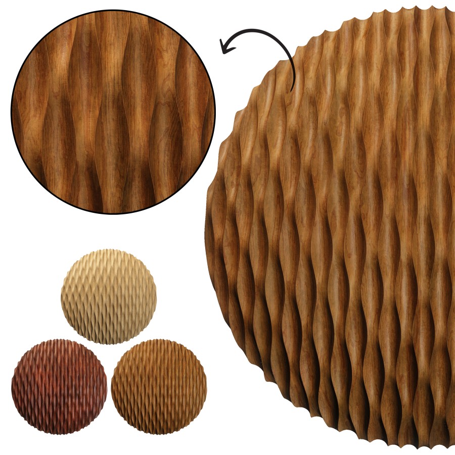 Collection Art Wood 02 (seamless) - 3D Model for VRay