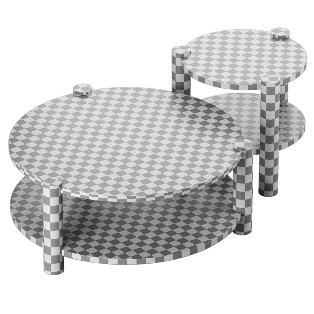 Lunden Round Tables - Pottery Barn 3D Model for Corona | CGMood