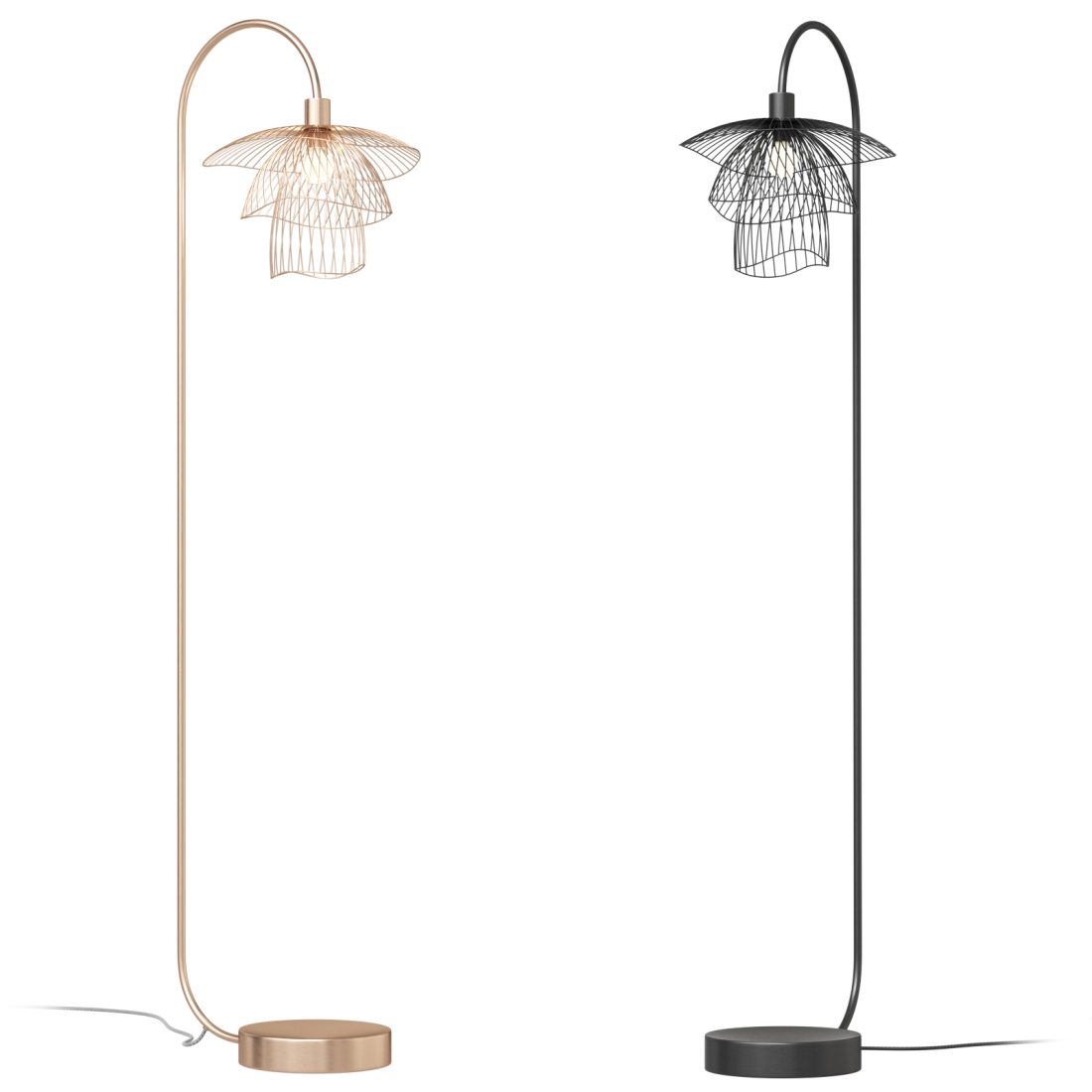 Forestier Floor Lamp Papillon - 3D Model for VRay, Corona