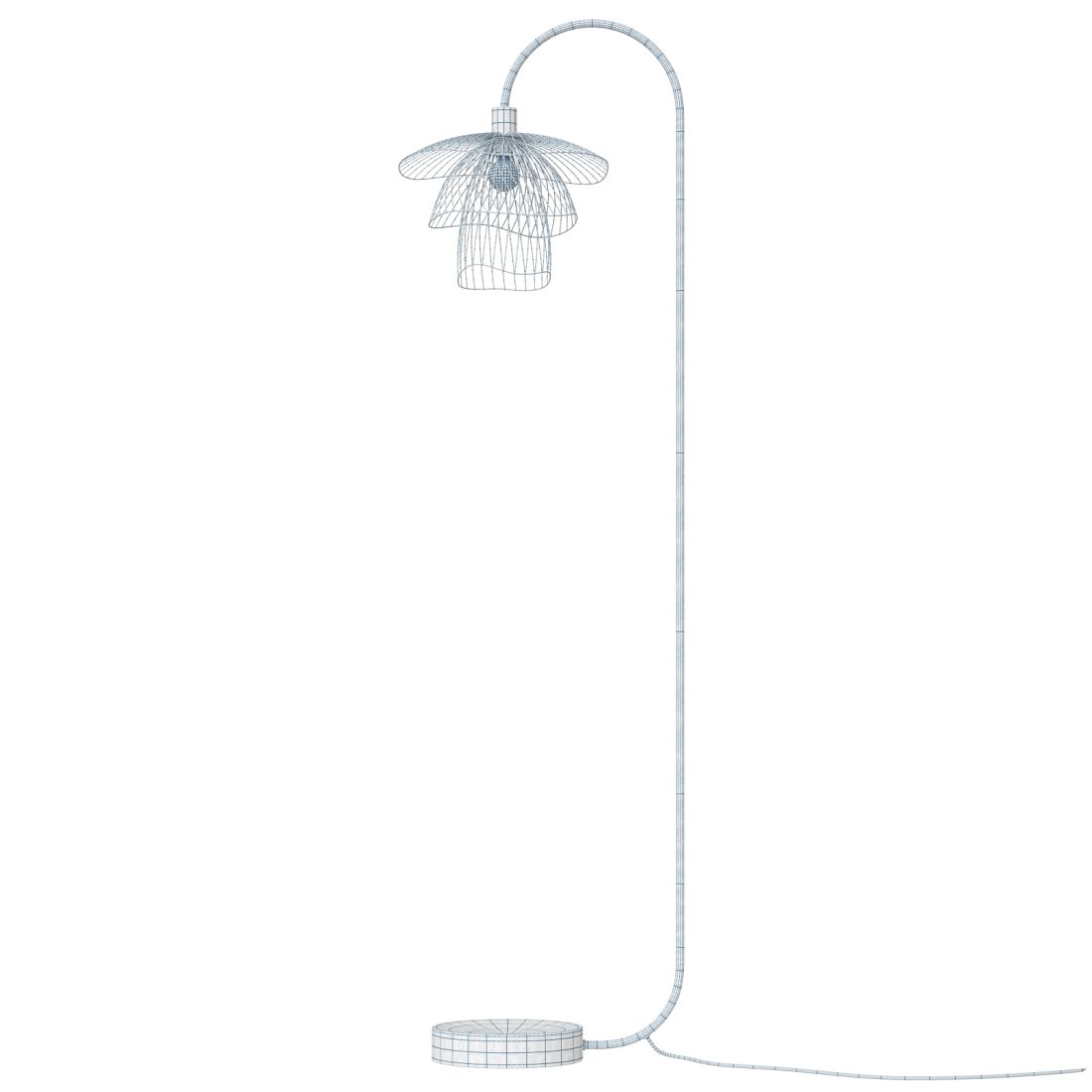 Forestier Floor Lamp Papillon - 3D Model for VRay, Corona