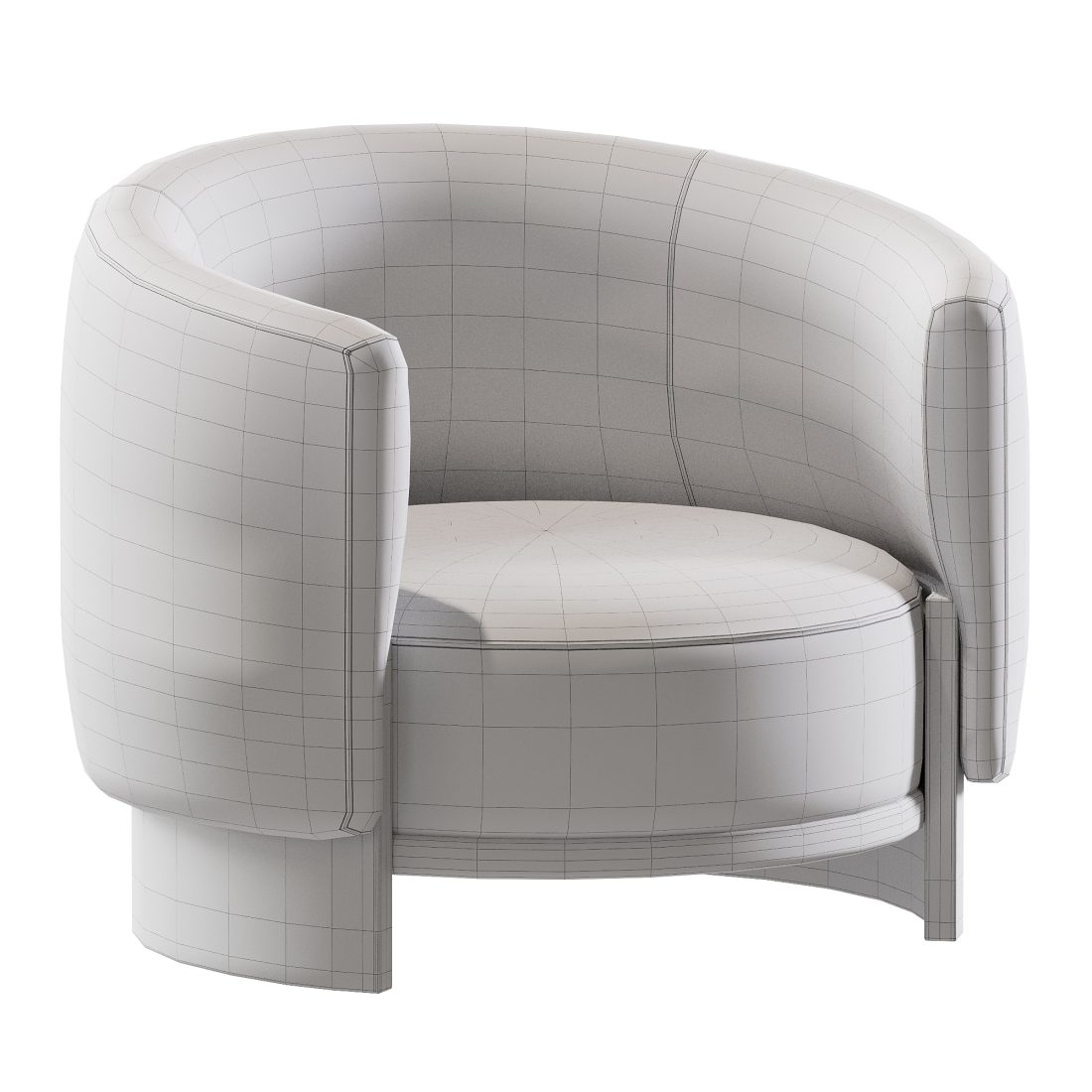 Hug Armchair - 3D Model for Corona