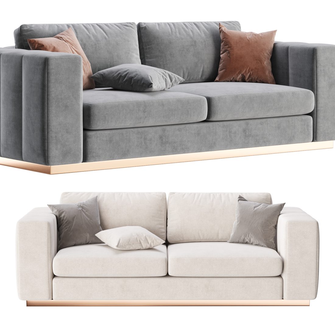 Charlie Sofa - 3D Model for Corona