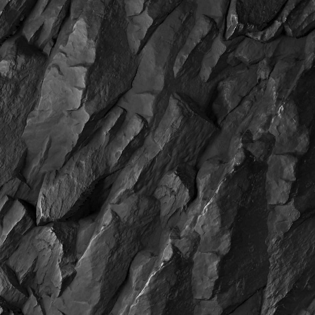 Rock Cliff Wall №73 - 3D Model for VRay, Corona