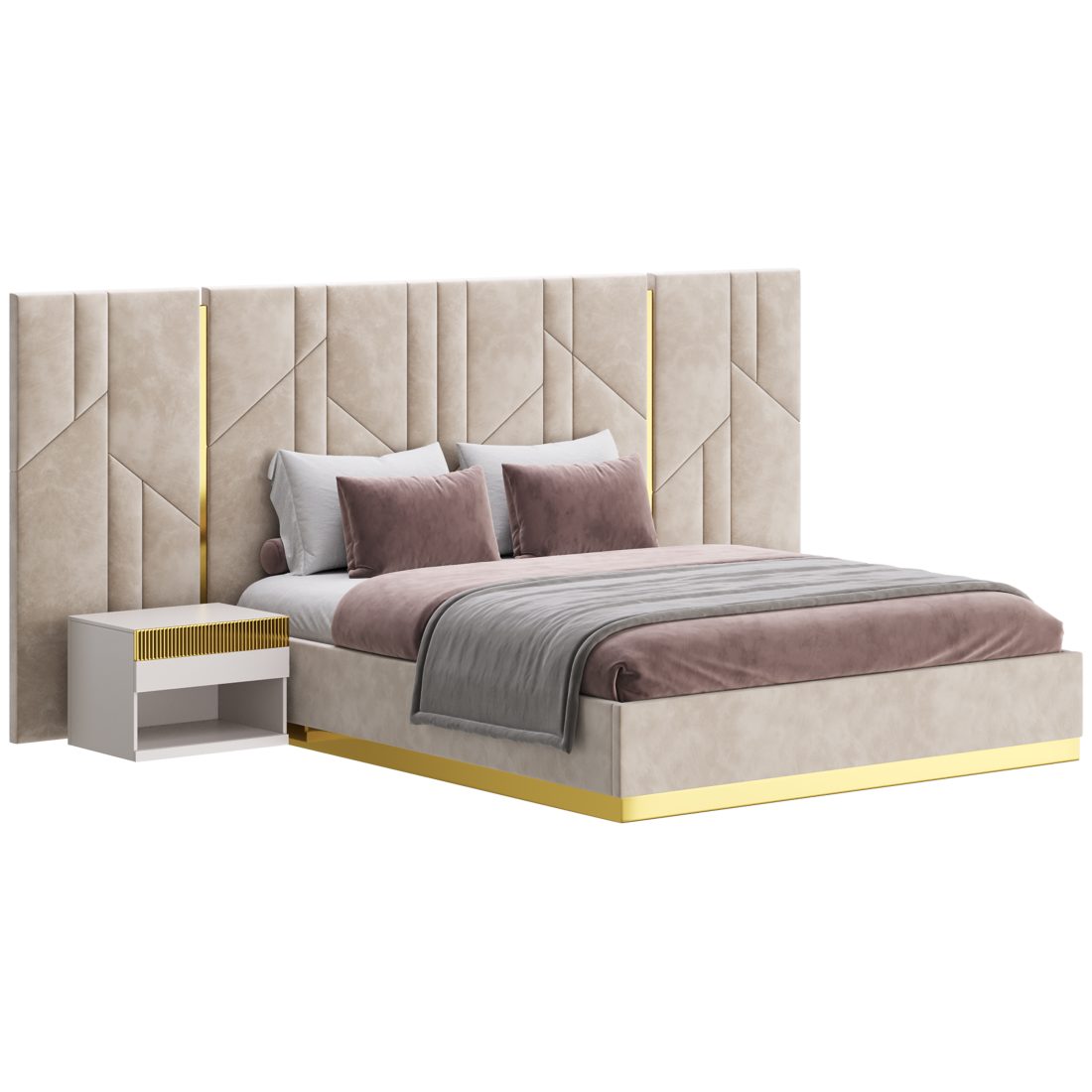 Vercelli Bed 3D Model for Corona | CGMood