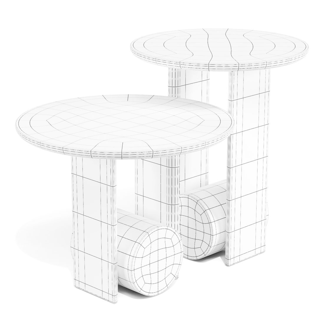 Bonaldo: Element - Side Tables 3D Model for Corona | CGMood