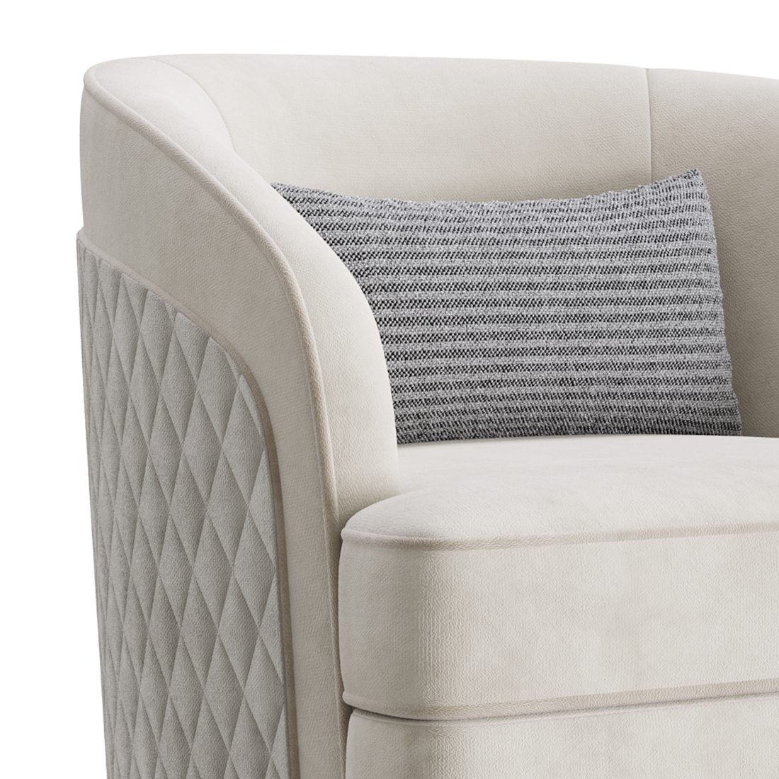 Fh-7272 Boston Arm Chairs Pair - 3D Model for Corona