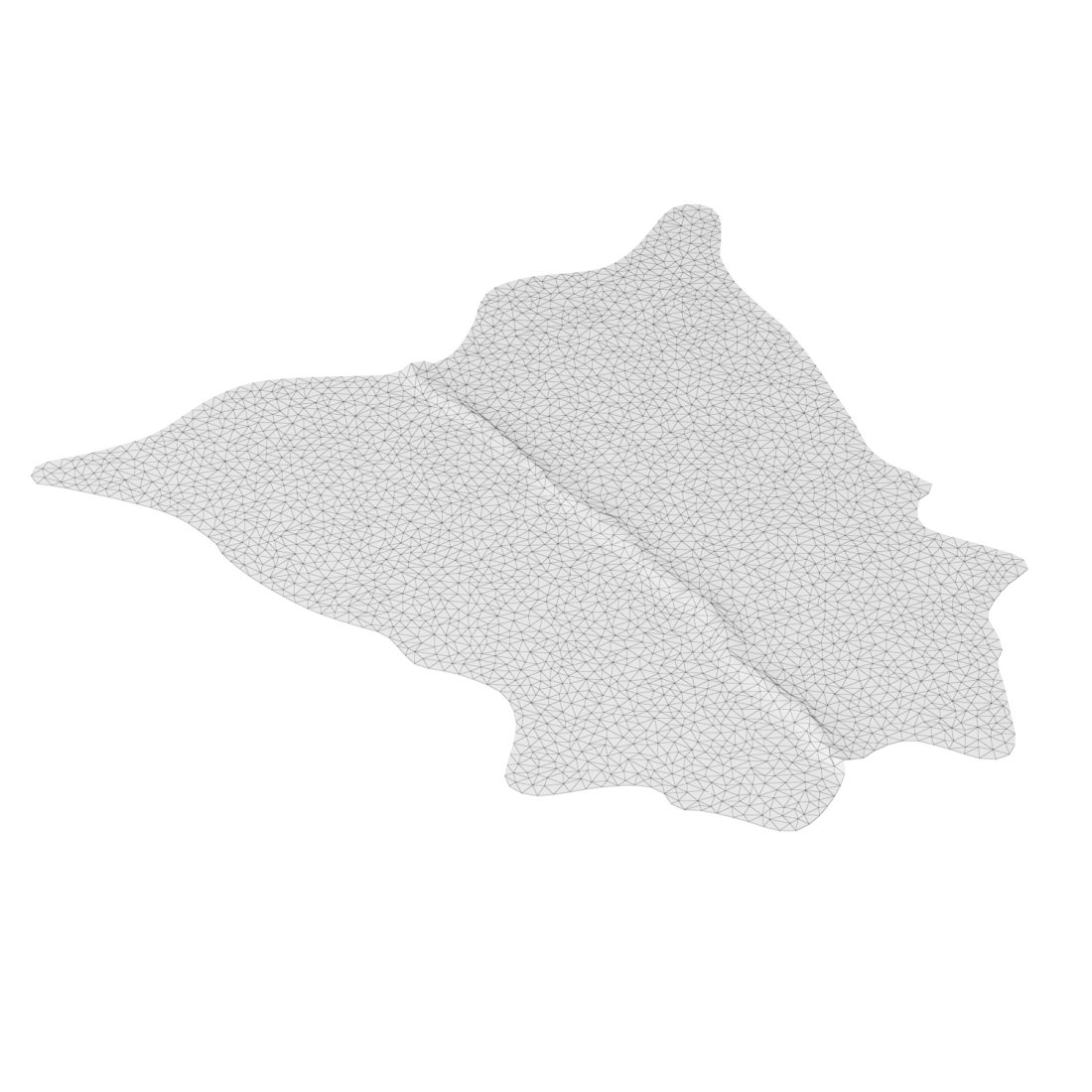 Black And White Cowhide Rug #a24318 - 3D Model for VRay
