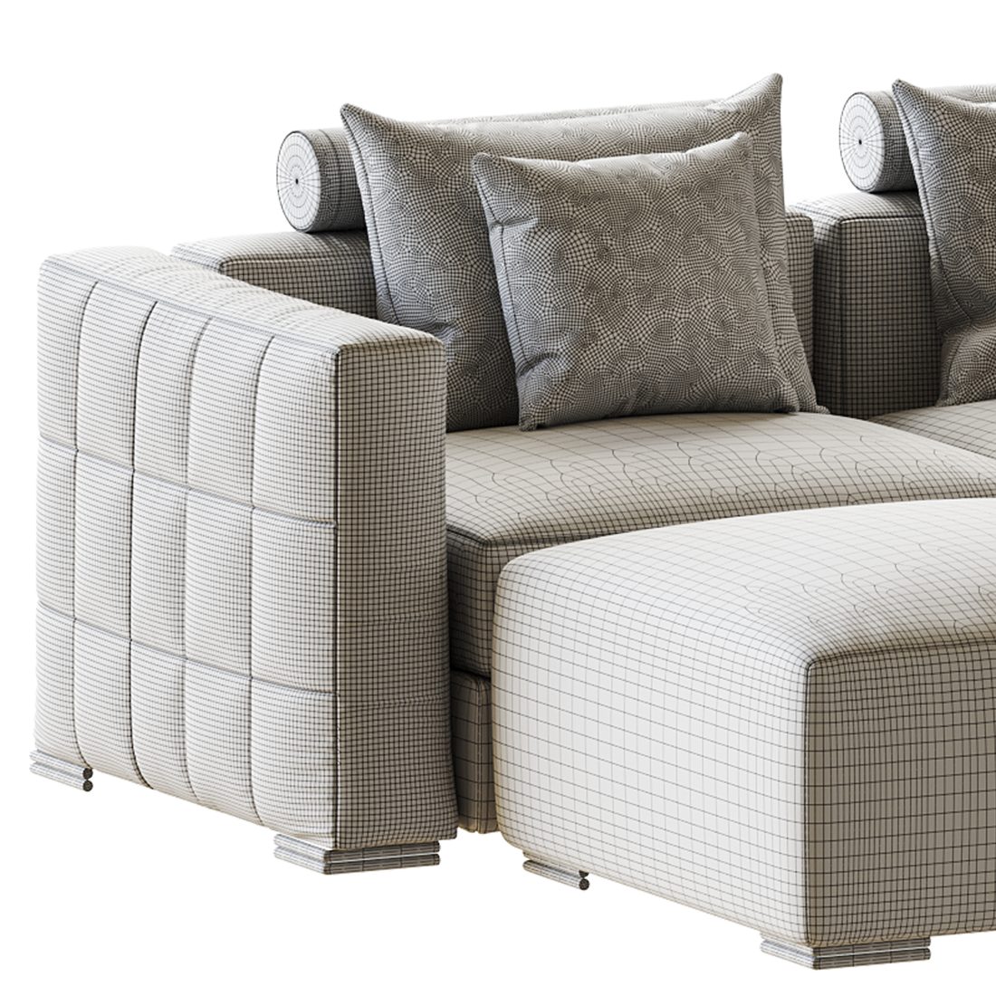 Clifford 1 Seater Sofa - 3D Model for Corona