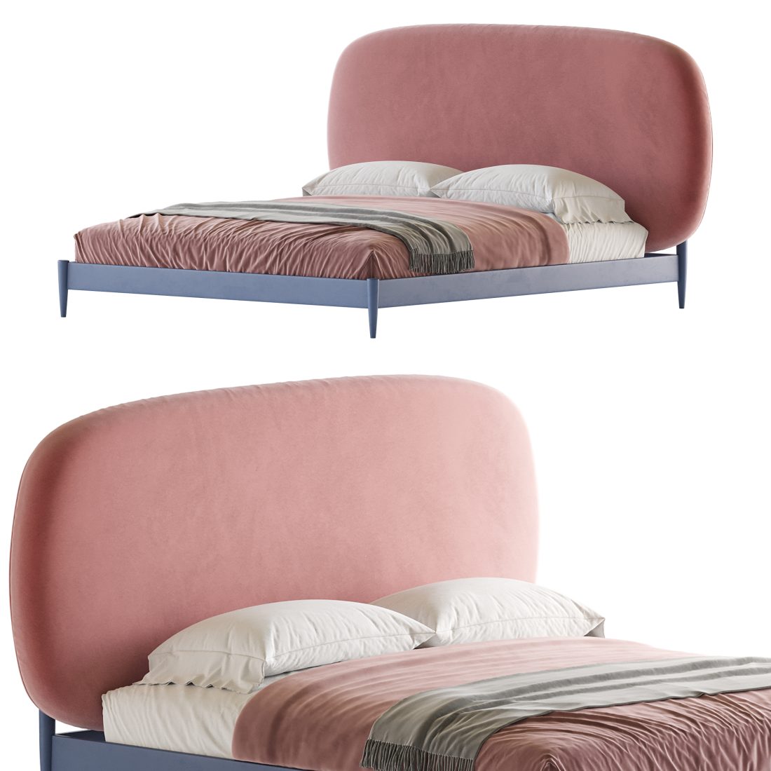 Letto Shiko Miniforms 3D Model for Corona | CGMood