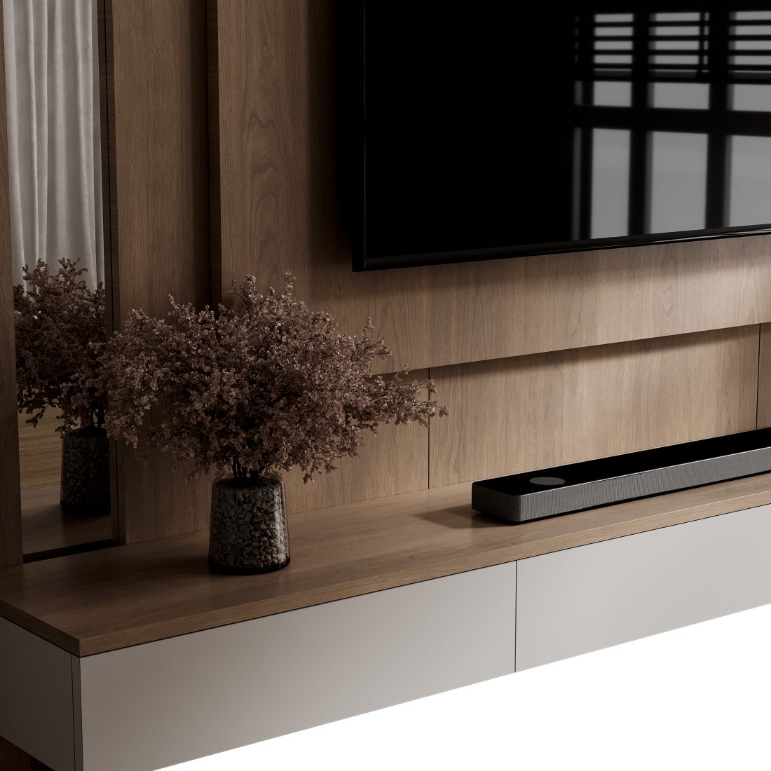 Tw Wall 17 - 3D Model for VRay, Corona