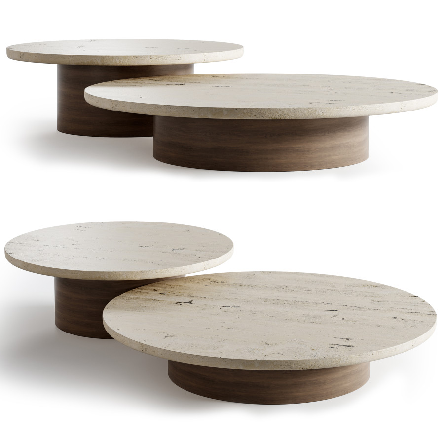 Lessa Coffee Table - 3D Model for VRay, Corona