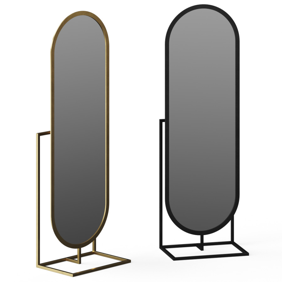 Badari Metropolitan Floor Mirror 3D Model for VRay, Corona | CGMood