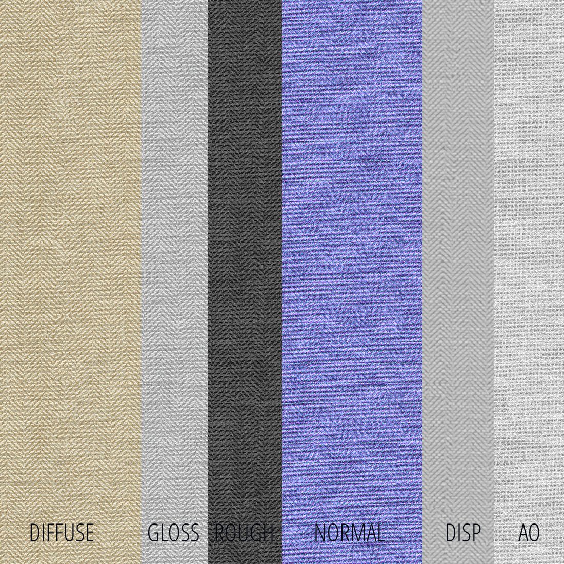 Upholstery Fabric Bh2279002 4k Pbr Seamless - 3D Model for VRay, Corona ...