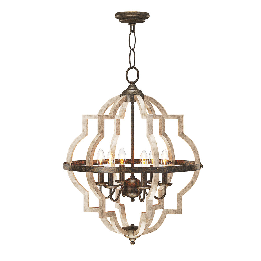 Gaphna 6 - Light Dimmable Lantern Geometric Chande - 3D Model for Corona