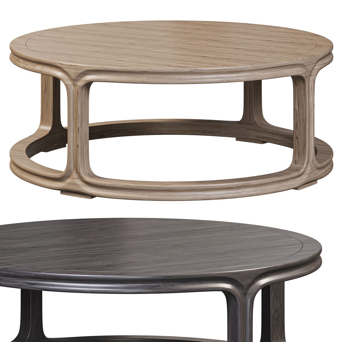 Bertogne Round Coffee Table By Arhaus - 3D Model for Corona