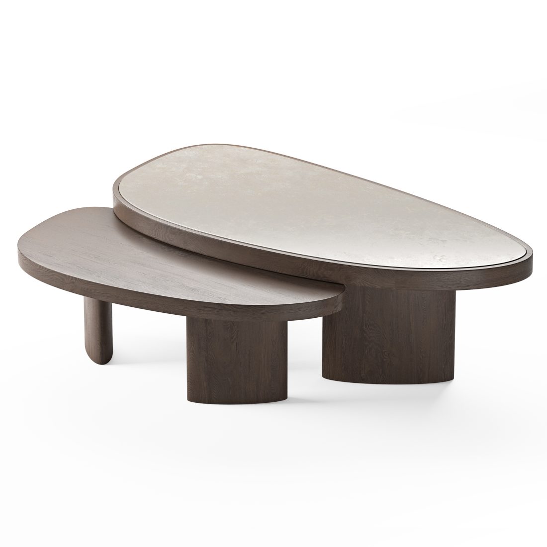 Hamilton Conte Silas Coffee Tables 3D Model for VRay | CGMood