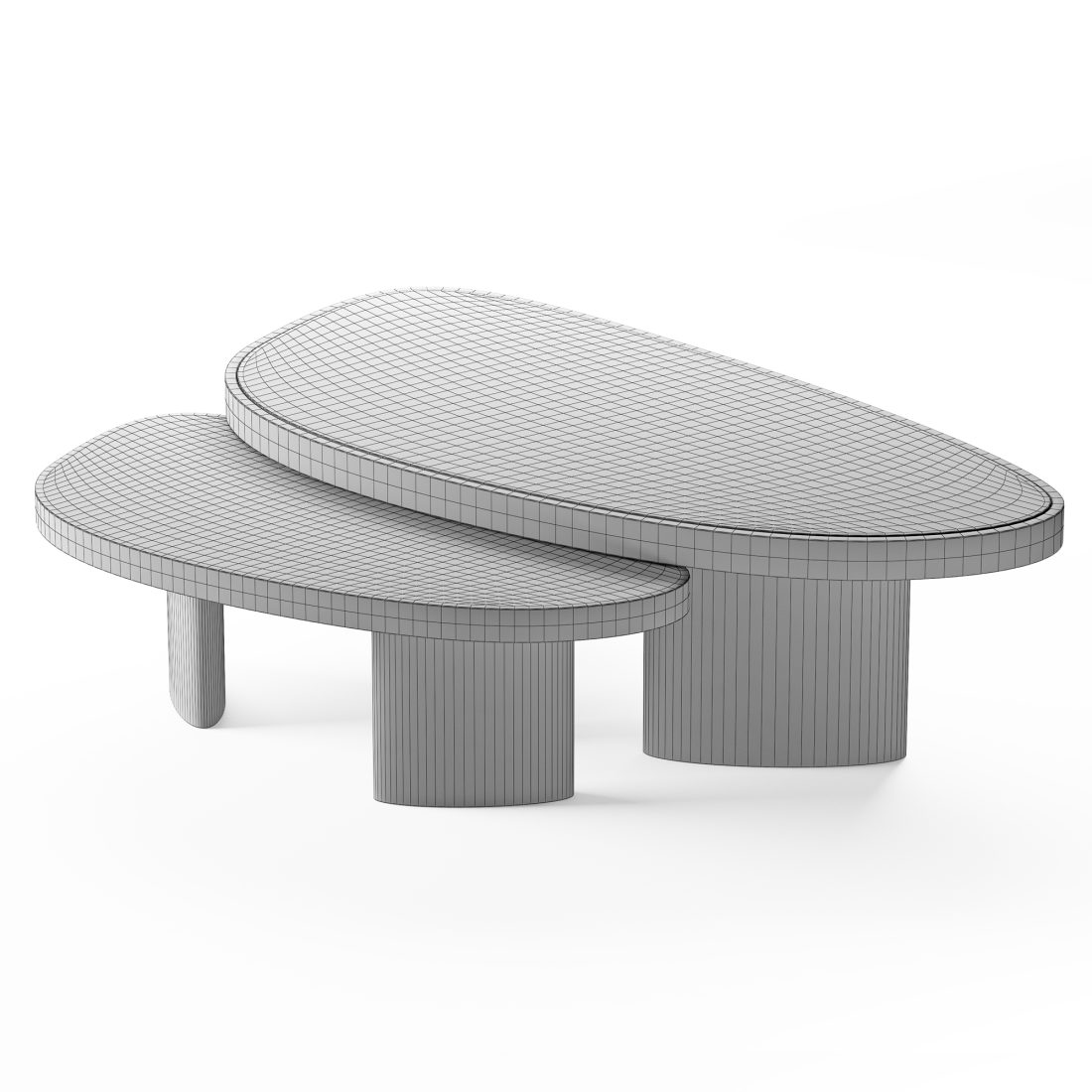 Hamilton Conte Silas Coffee Tables 3D Model for VRay | CGMood